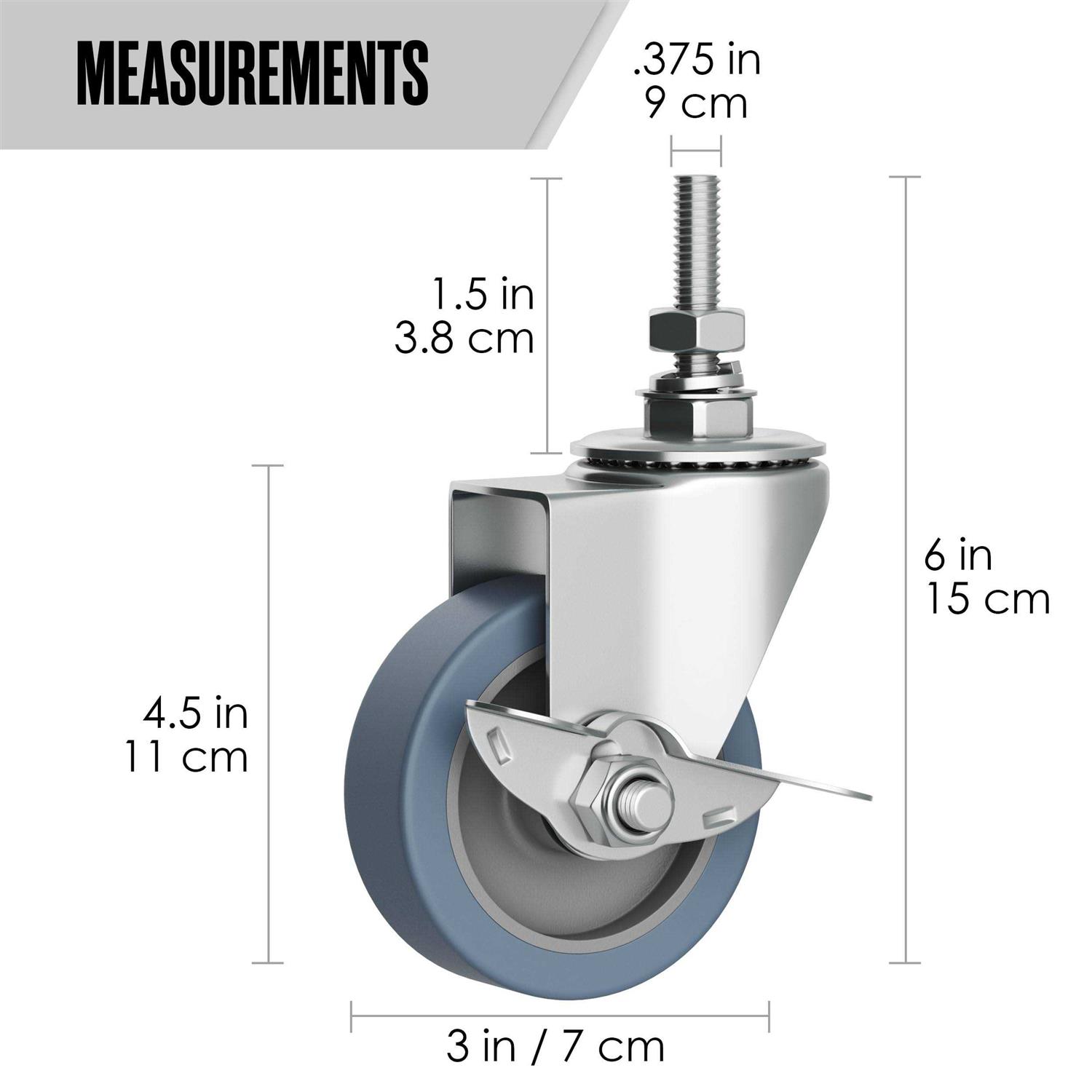 Houseables Caster Wheels Casters Set of 4 Heavy Duty - Hardware Tools ... Houseables Caster Wheels Casters Set of 4 Heavy Duty - Hardware Tools ...
